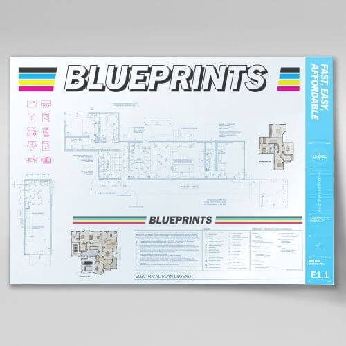 Blueprint Printing from $1.90 | Print Online